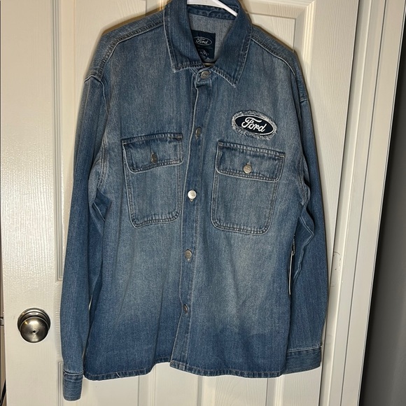 Ford | Jackets & Coats | Ford Mens Blue Denim Jacket | Poshmark